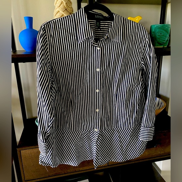 Lauren Ralph Lauren | Tops | 35 Bundle N Save Ralph Lauren Striped Button Down Blouse | Poshmark